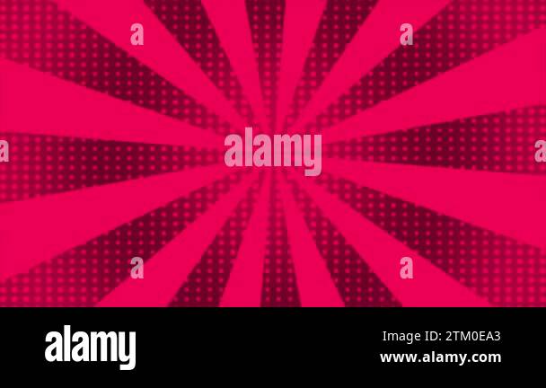 Animated Modern comic style central concentrated rotating lines Magenta ...