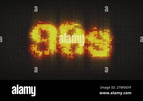 90s text with VHS glitch style Stock Video Footage - Alamy