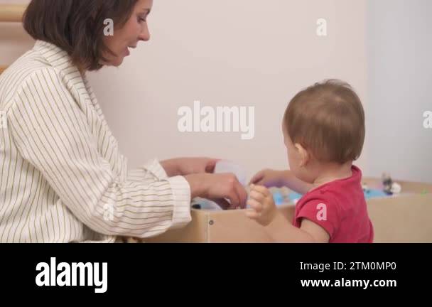 Infant development. Development of kids fine motor skills, imagination ...
