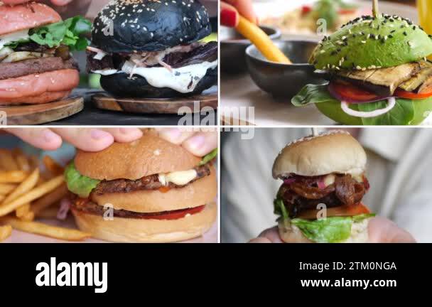 Hamburger types Stock Videos & Footage - HD and 4K Video Clips - Alamy