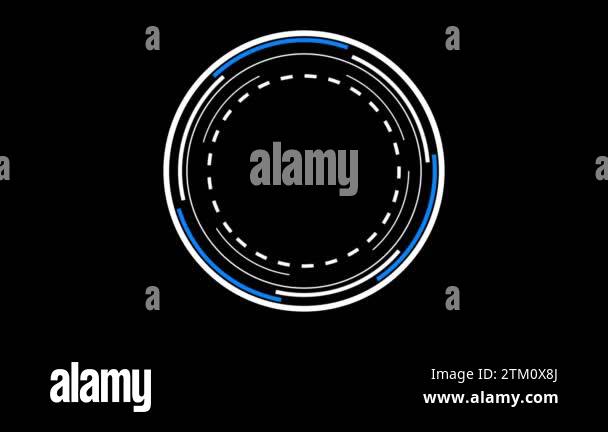 Hud circle user interface animation Stock Videos & Footage - HD and 4K ...