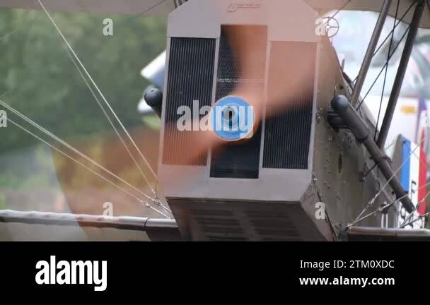 Yorkshire Air Museum. York, Yorkshire, Uk. Running aircraft engines ...