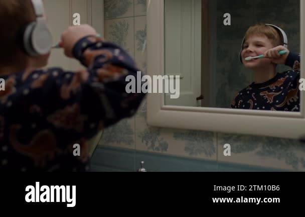 Kid brushing teeth in Stock Videos & Footage - HD and 4K Video Clips ...