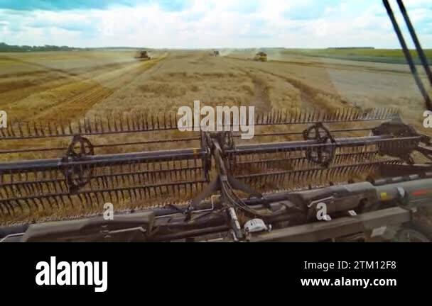 Combine harvester interior Stock Videos & Footage - HD and 4K Video ...