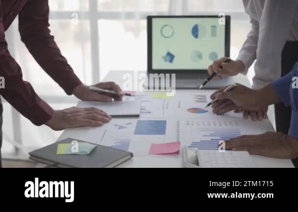 Brainstorming sessions on new document projects Colleagues working ...