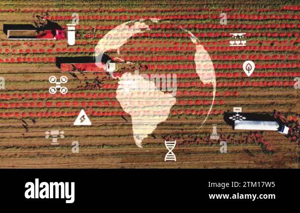 agriculture smart farming technology - industry 4.0.Concept of ...