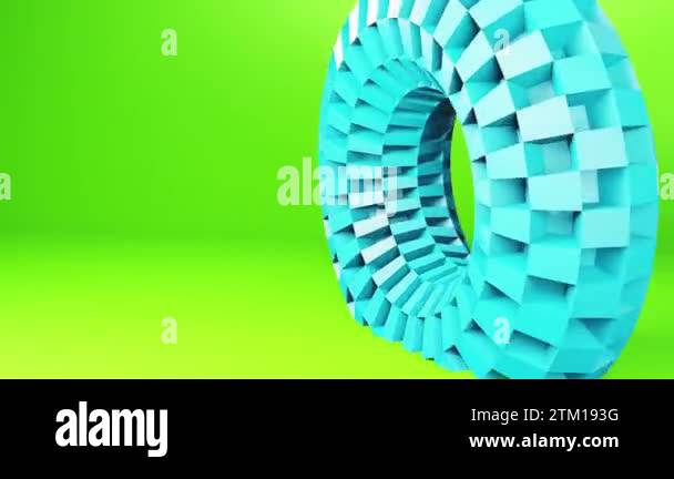 Motion graphics 3d shape animation background. Techno 3d seamless ...