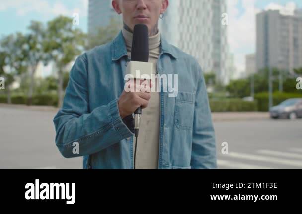 Male journalist microphone Stock Videos & Footage - HD and 4K Video ...