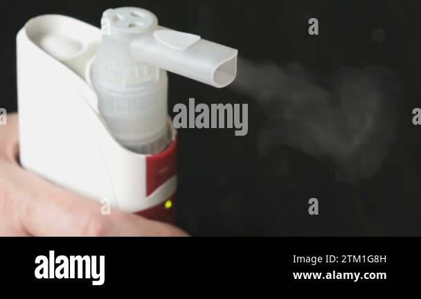 Professional ultrasonic inhaler nebulizer Stock Video Footage - Alamy