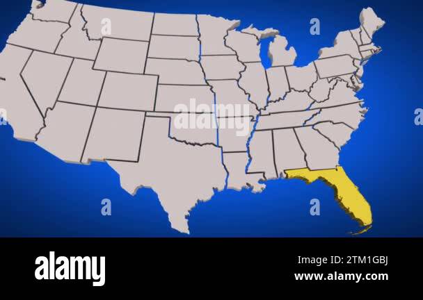 Florida 3d map Stock Videos & Footage - HD and 4K Video Clips - Alamy