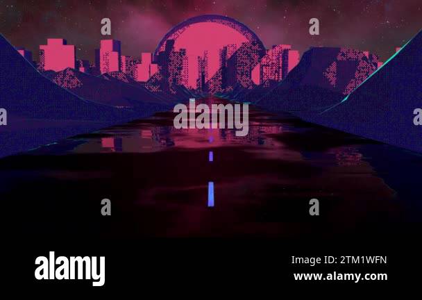 Synthwave sunset Stock Videos & Footage - HD and 4K Video Clips - Alamy