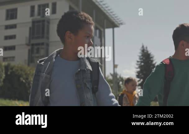 Two boys walking together school Stock Videos & Footage - HD and 4K ...