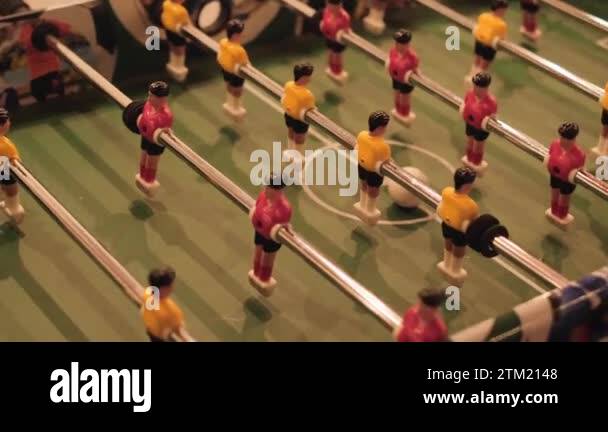 Table foosball soccer. Sport team football players game. Table football ...