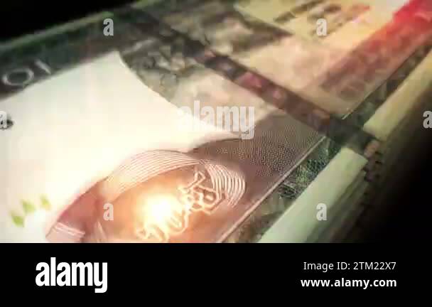 Ethiopia money Ethiopian Birr money counting. ETB banknotes. Fast cash ...