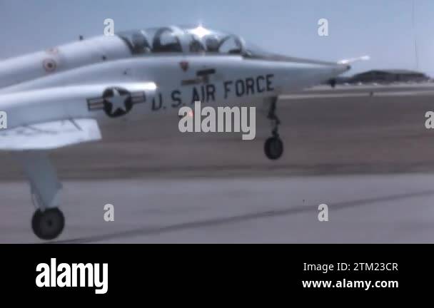 Northrop T-38 Talon of United States Air Force USAF from the point of ...