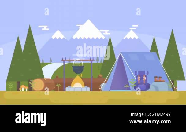 Campfire 2d Stock Videos & Footage - HD and 4K Video Clips - Alamy