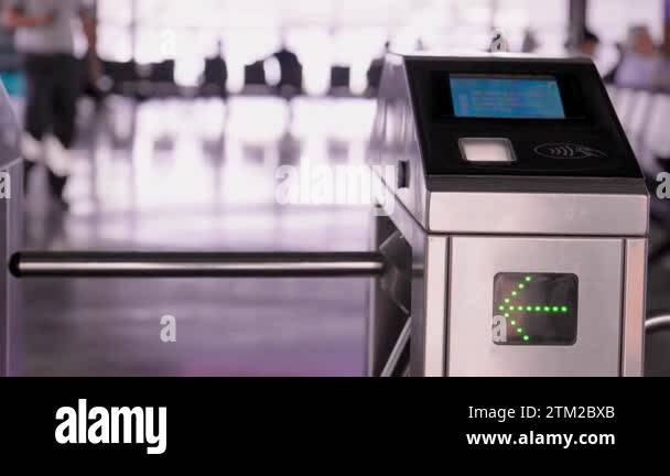 Turnstile turnstiles ticket Stock Videos & Footage - HD and 4K Video Clips - Alamy