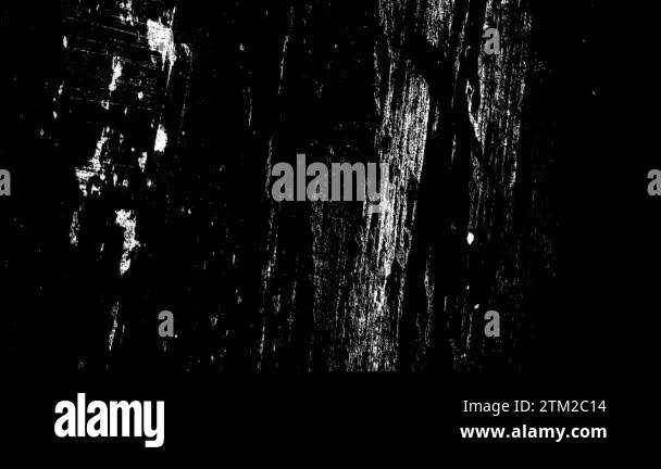 Black and white screen mode grunge overlay distress, looped animation ...