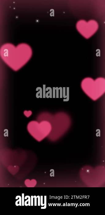 Video Animation of heart shapes for decorating projects on the day of ...