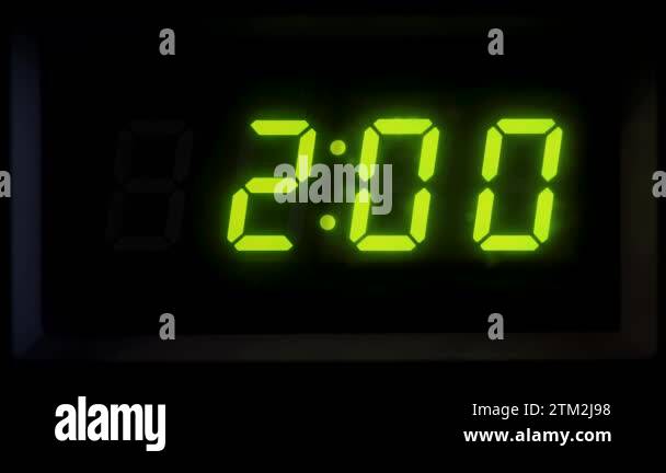 12 hour digital clock Stock Videos & Footage - HD and 4K Video Clips ...