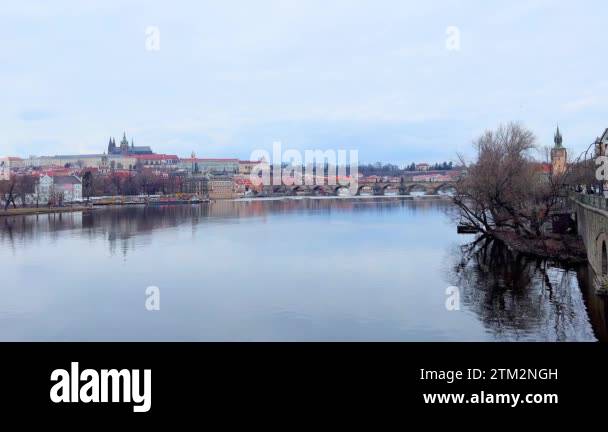 Prague castle prag czech republic charles bridge vltava river Stock Videos & Footage - HD and 4K ...