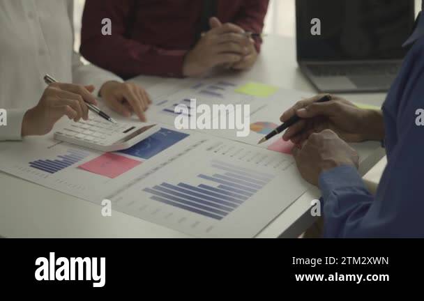 Brainstorming sessions on new document projects Colleagues working ...