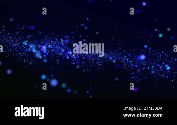 Abstract digital wave of particles. Futuristic point wave. Technology ...