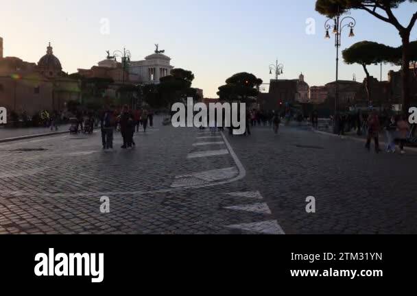 Pedestrian walkway on via Stock Videos & Footage - HD and 4K Video ...