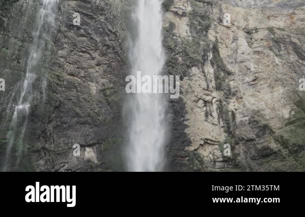 Gocta Cataracts, Catarata del Gocta, are perennial waterfalls with two ...
