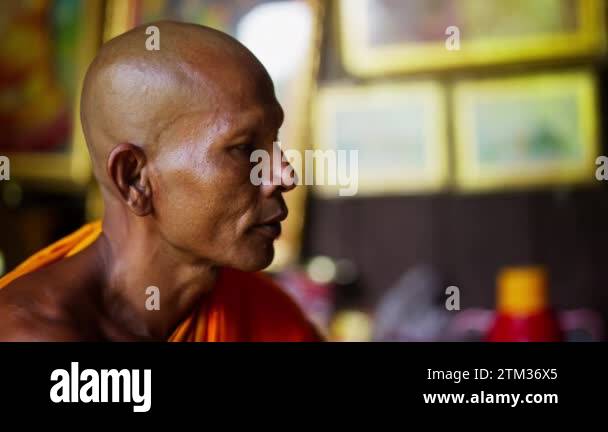 Buddhist monk head Stock Videos & Footage - HD and 4K Video Clips - Alamy