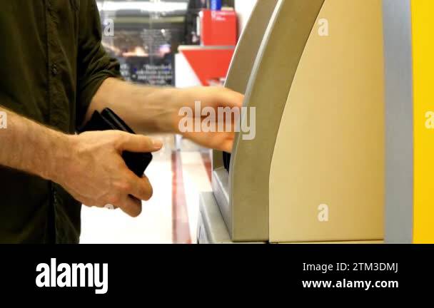 Man withdrawing money atm Stock Videos & Footage - HD and 4K Video ...