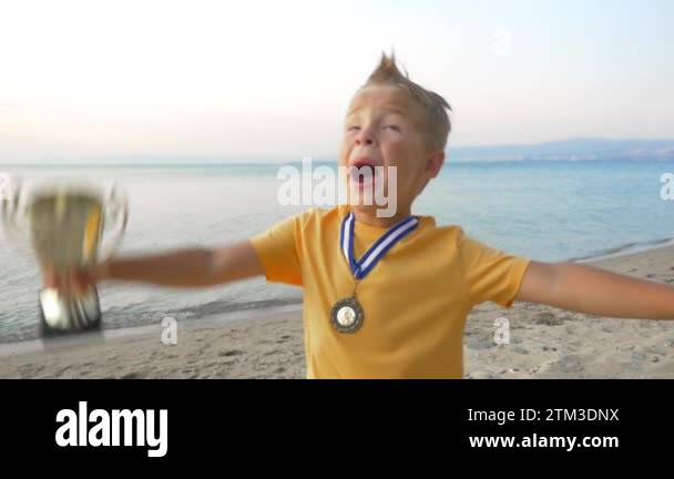 Boy winner medal Stock Videos & Footage - HD and 4K Video Clips - Alamy