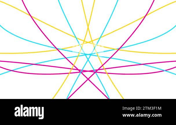 Animated stripes. colorful bars. Decorative symmetrical lines. Waves ...
