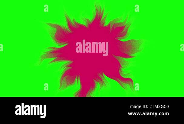 Color bleed animation. Transition or loader loop animation screen. 4K ...