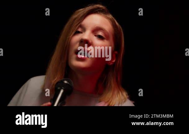 Teenage singer on stage Stock Videos & Footage - HD and 4K Video Clips ...
