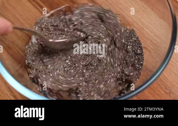 Chia seeds in water Stock Videos & Footage - HD and 4K Video Clips - Alamy