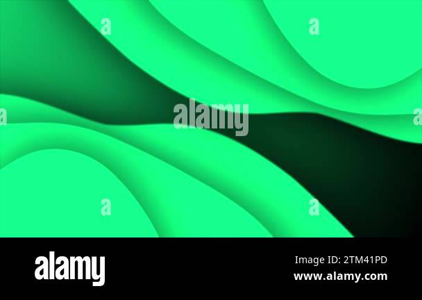 Animated Turquoise color 3d wavy element background Stock Video Footage ...