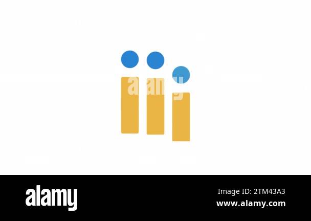 Animated unexpected preloader. Dots on sticks. Waiting process. 4K ... Animated unexpected preloader. Dots on sticks. Waiting process. 4K ...