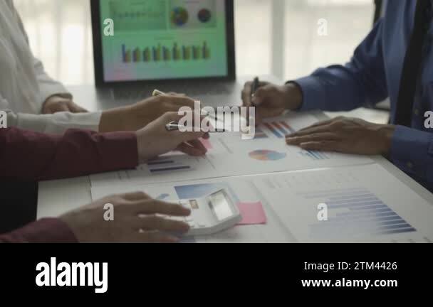 Brainstorming sessions on new document projects Colleagues working ...