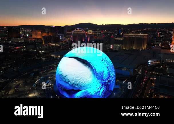 Sphere At Las Vegas In Nevada United States. Landmark Tourism Travel ...