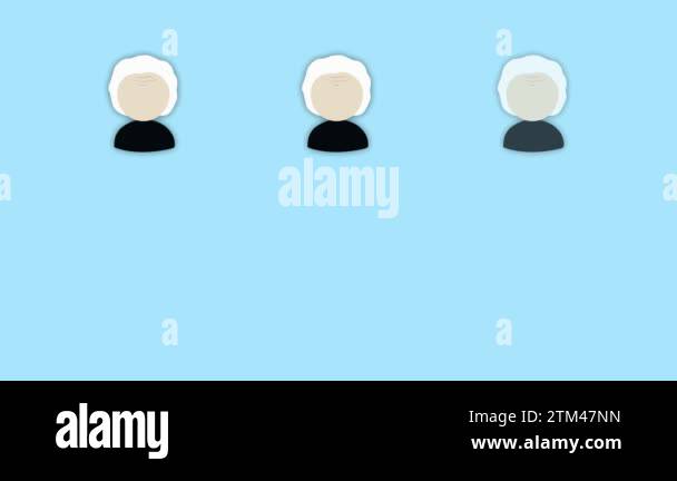 Aging population concept, low birthrate and reproduction issues 4k ...