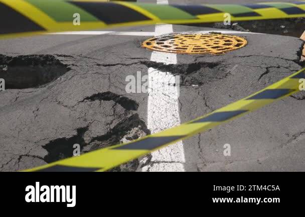 Natural disaster, the consequences of a strong earthquake.Destroyed ...