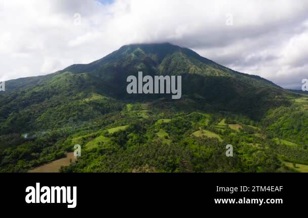 Mount Masaraga. Mountain landscape, Legaspi, Philippines. High mountain ...