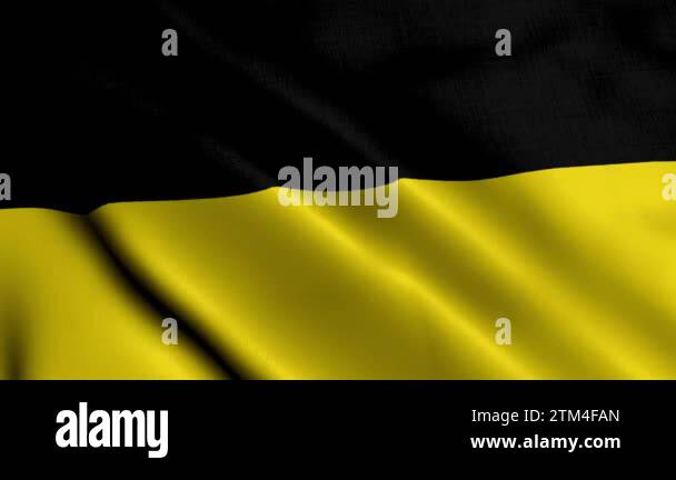 Aachen City State Flag. Waving Fabric Satin Texture National Flag of ...