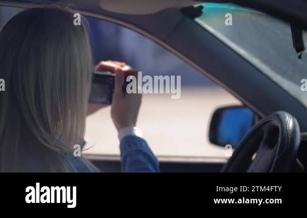 Hidden photography. Paparazzi Photographer uses his professional camera ...