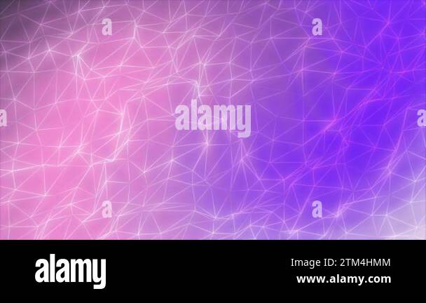Animated Abstract connection of digital lines and dots technology ...