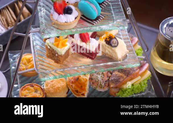 Scones sandwich tea buffet Stock Videos & Footage - HD and 4K Video ...