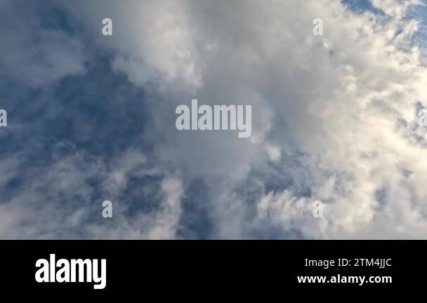 Dark rain clouds move across the sky in strong winds and bring rain Stock Video Footage - Alamy
