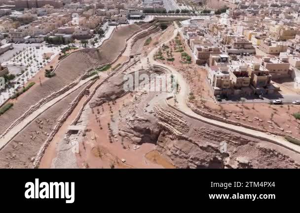 This captivating drone shot captures the transformation of Riyadh ...