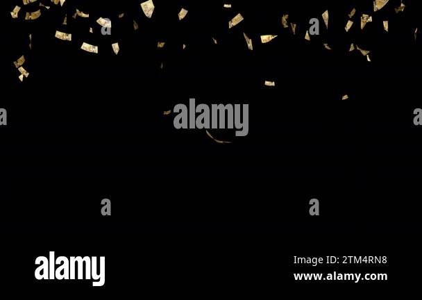 Money rain. Canadian dollars paper money falling. CAD banknotes falling ...